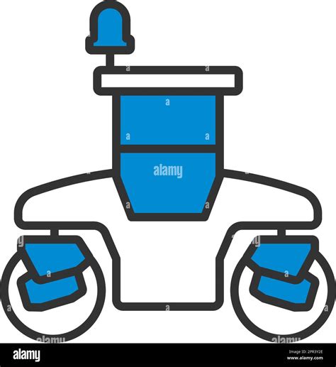 Icon Of Road Roller Stock Vector Image And Art Alamy