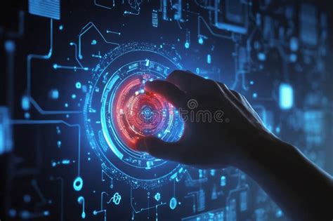 Symbol Of Computer Connectivity And Data Flow In Cyberspace Stock Illustration Illustration Of