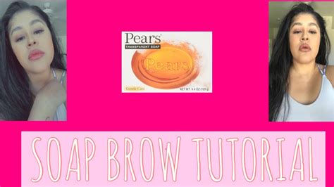 soap brow tutorial youtube