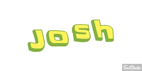 Josh Name Animated GIF Logo Designs