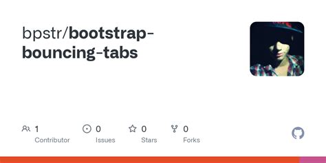 GitHub Bpstr Bootstrap Bouncing Tabs