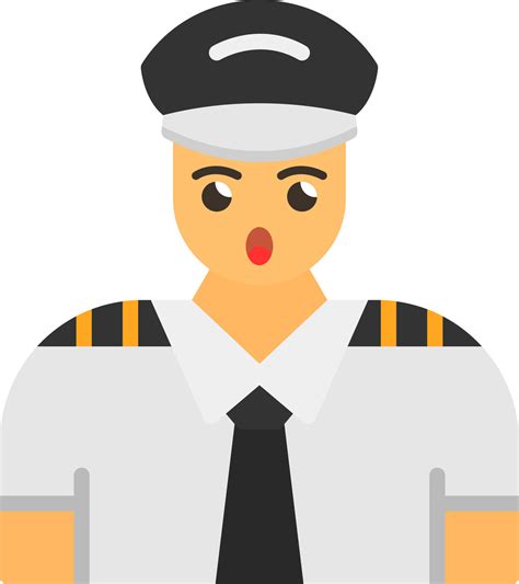 Pilot Vector Icon Design 16509846 Vector Art At Vecteezy