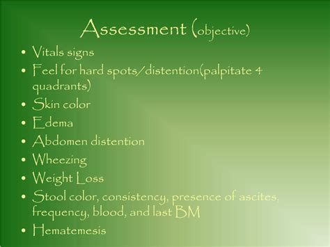 Ppt Assessment Of A Patient With A Gi Disorder Powerpoint