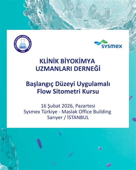 Başlangıç Düzeyi Uygulamalı Flow Sitometri Kursu Aliskon