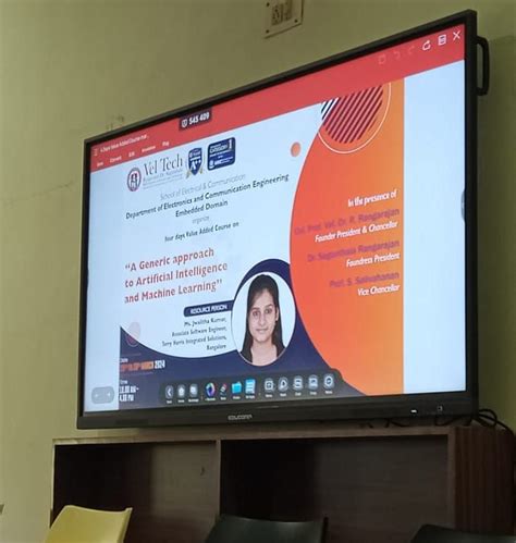 Jwalitha Kumar On Linkedin Ai Machinelearning Veltechuniversity Aimltraining