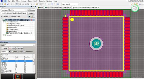 基于cyclone4e fpga ep4ce10e22c8 sdram 最小系统开发板评估板硬件（原理图 pcb 封装库） csdn博客