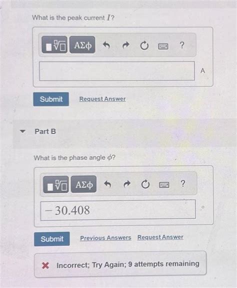 Solved A Series Rlc Circuit Consists Of A 100Ω Resistor A