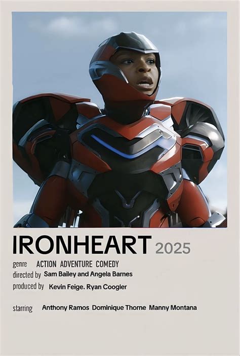 Ironheart Show Ironheart Marvel Movie Poster Ironheart Wallpaper