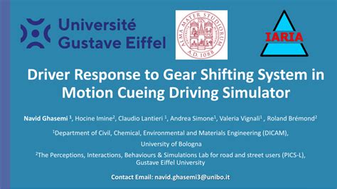 Pdf Driver Response To Gear Shifting System In Motion Cueing Driving