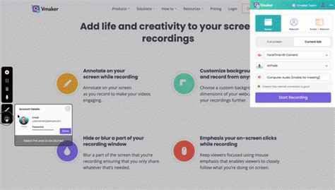 Introducing Blur Tool Blur Sensitive Data In Screen Recording