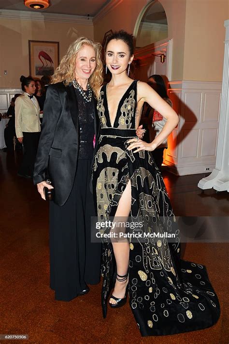 Lily Collins And Her Mother Jill Tavelman Attends The Museum Of The