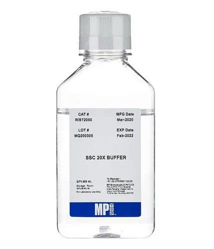 Ssc 20x Buffer Grade Standard Reagent Grade Packaging Size 500 Ml
