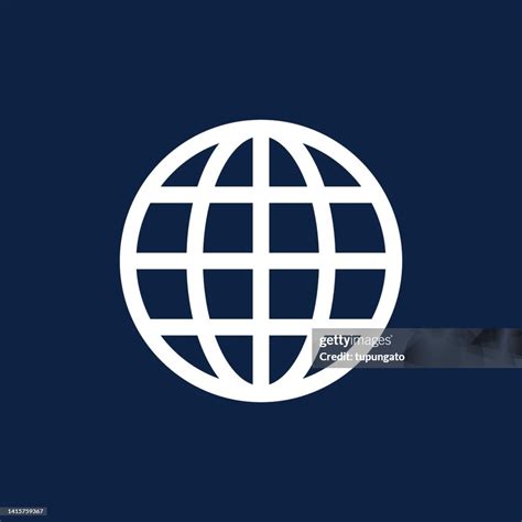 Simple Globe Icon High-Res Vector Graphic - Getty Images