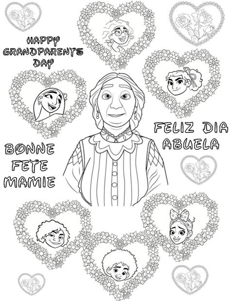 Abuela Encanto Coloring Pages