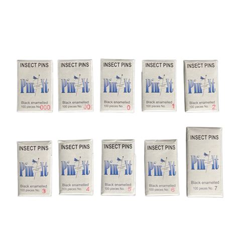 Black Enameled Pins Pin It Entomological Supply