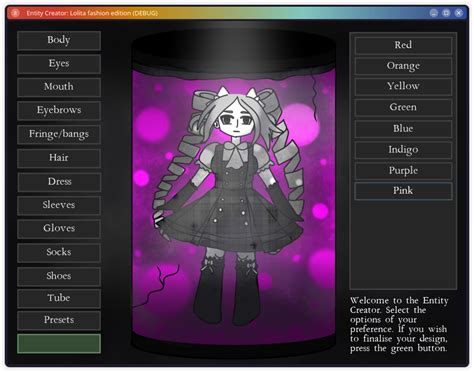Entity Creator Lolita Fashion Edition By Rosie Ultraviolett
