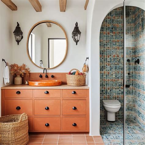 Cozy Mediterranean Bathroom Ideas Tuscan Spanish And Moroccan