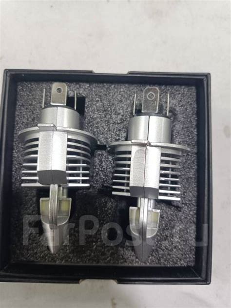 Лампа светодиодная H4 6000K белый яркий. дальний. ближний 12V и 24v ...