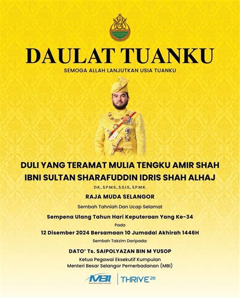 Ts Saipolyazan M Yusop On Linkedin Dirgahayu Tuanku Merafak Sembah