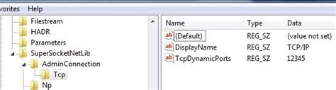 Set DAC Port With A Specific Number SQLServerCentral