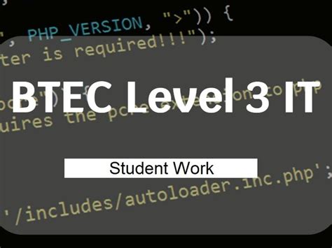Btec Unit 2 Part B And C Pass Level Work Teaching Resources