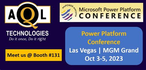 Aqls Sharepoint Web Parts At Microsoft Power Platform Conference Aql Technologies Posted On
