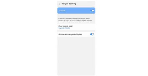 Samsung How Is The Roaming Clock Activated