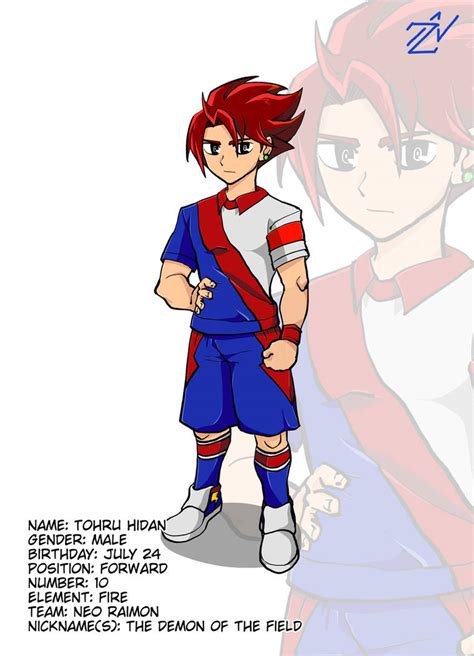 Inazuma Eleven Oc Tohru Hidan Fw By Ninhbui On Deviantart