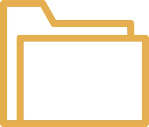 Yellow Folder Icon Free Download Transparent PNG Creazilla