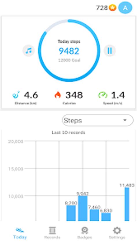 Android 용 Live Step Counter Pedometer 다운로드