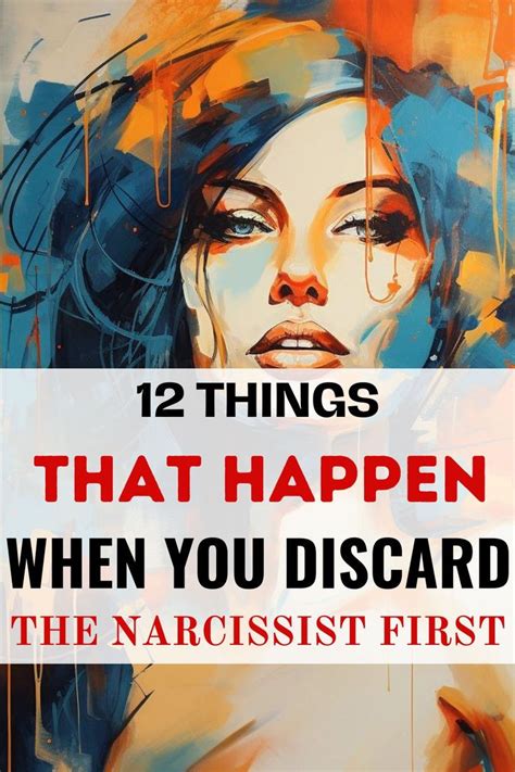 12 things that happen when you discard the narcissist first – Artofit
