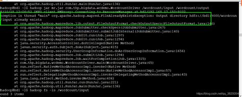 Hadoop Jar 执行错误hadoop Jar Microinfojar Mrmicroinfoclear Csdn博客