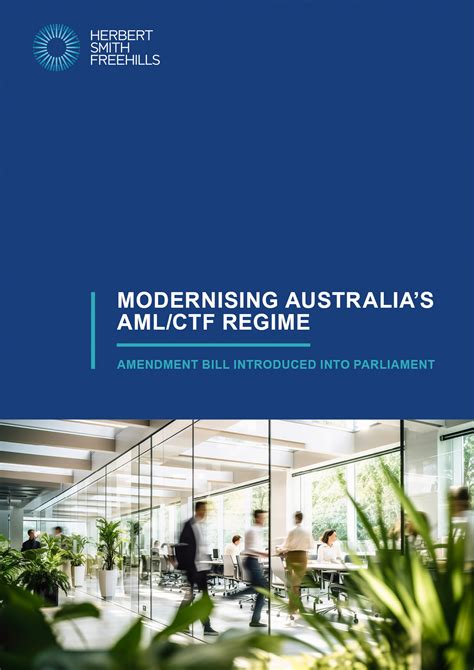 Modernising Australias Amlctf Regime Herbert Smith Freehills