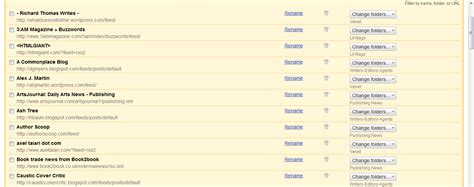 Writer Help RSS Really Sexy Spreadsheet