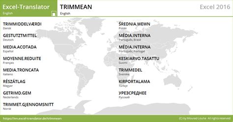 Trimmean • Excel Translator