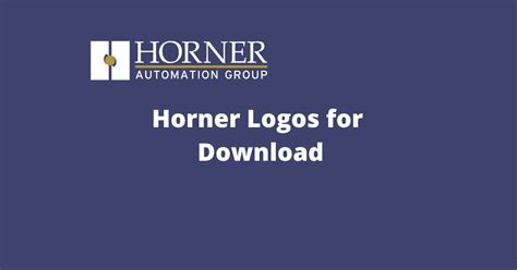 Horner Marketing Pack Logos Horner Automation Group Europe