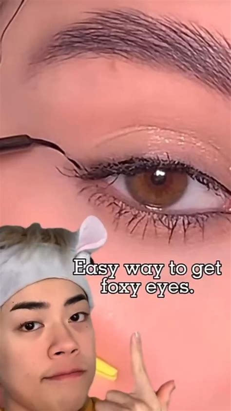 Easy Way To Get Fox Eyes Eye Makeup Tutorial Asian Eye Makeup Eye