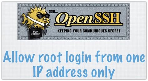 how to allow root login from one ip address with ssh public keys only