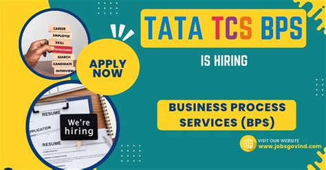 Tata Consultancy Services Tcs Bps Is Hiring For Business Process Services Apply Online
