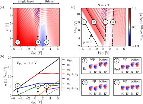 A Numerical Derivative Of The Conductivity Dσ Xx Dv Bg As A