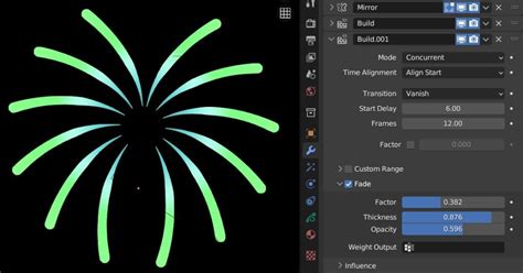 Procedural D Fireworks With Grease Pencil Modifiers BlenderNation