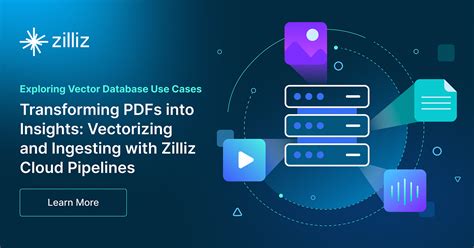 Transforming Pdfs Into Insights Vectorizing And Ingesting With Zilliz Cloud Pipelines By