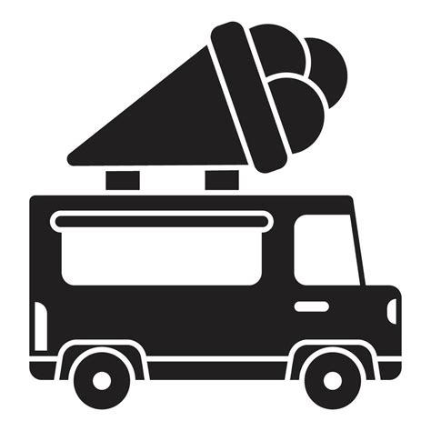 Ice Cream Truck Icon Illustration 55626051 Vector Art At Vecteezy