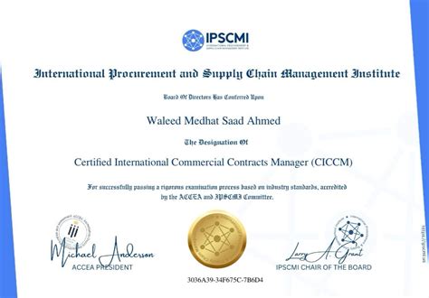 Happy To Be Accredited As Certified International Commercial Contracts