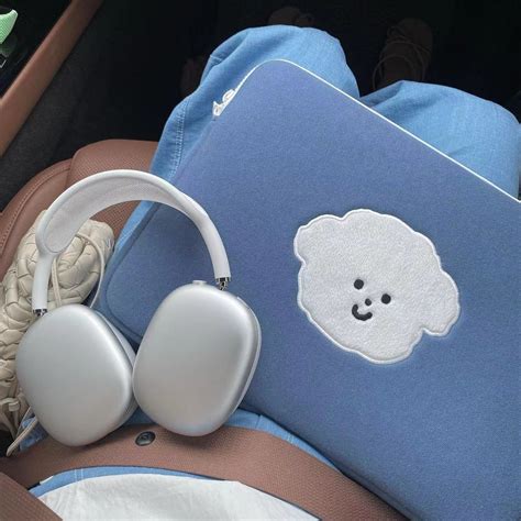 Bolsa Para Laptop Estilo Coreano Bordado Criativa De Proteção Computador 10 11 13 14 15 156