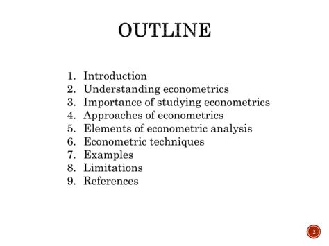 Basic Concepts Of Econometrics Pptx Business Business And Finance