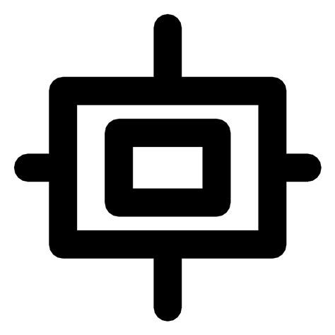 Align Object Center Vector SVG Icon SVG Repo