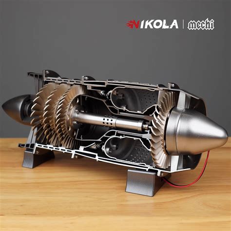 Fighter Jet Turbojet Engine Diy Kit Nikola Toy