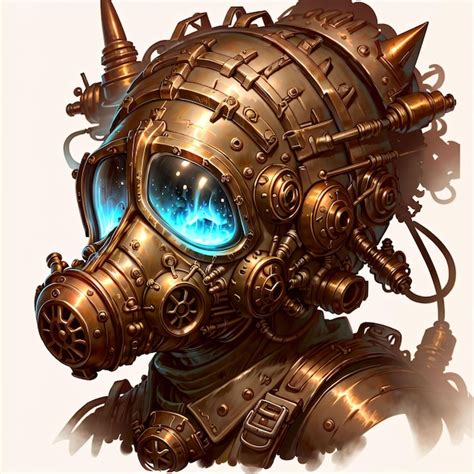 Premium Ai Image Bass Gas Mask