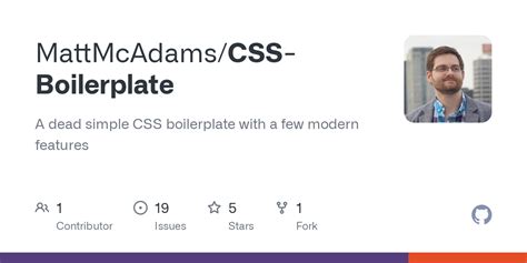 Github Mattmcadamscss Boilerplate A Dead Simple Css Boilerplate